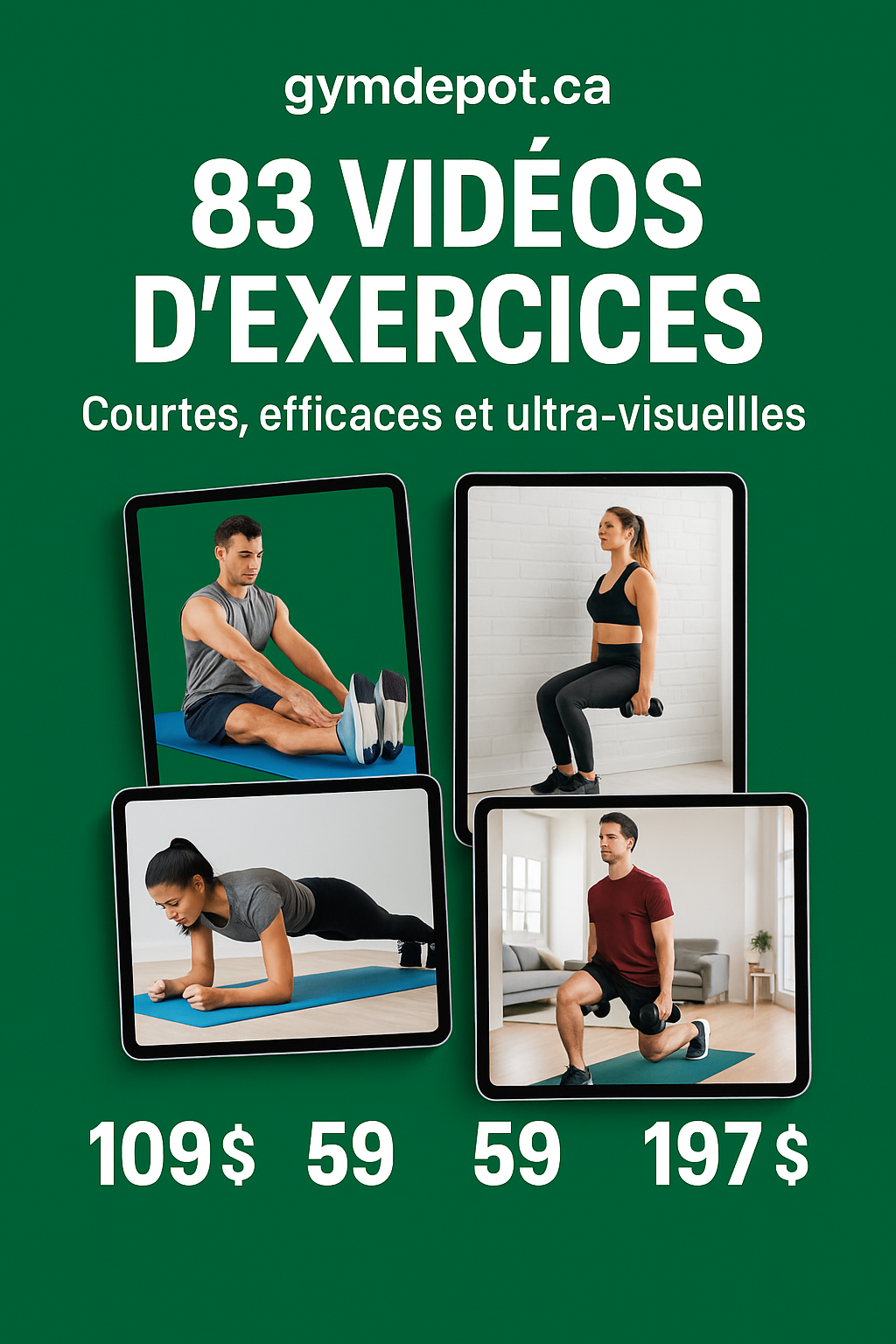 Apprenez, Exécutez, Progressez avec les Haltères — GymDepot.ca